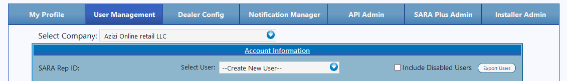 My login is disabled? – SARA Plus